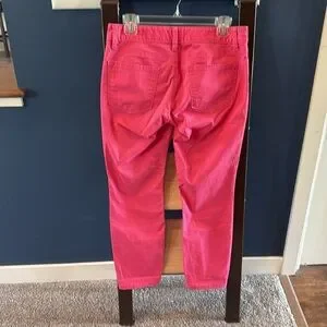 Ann Taylor | Jeans | Ann Taylor Pink Cropped Skinny Jeans Hot Pink ...